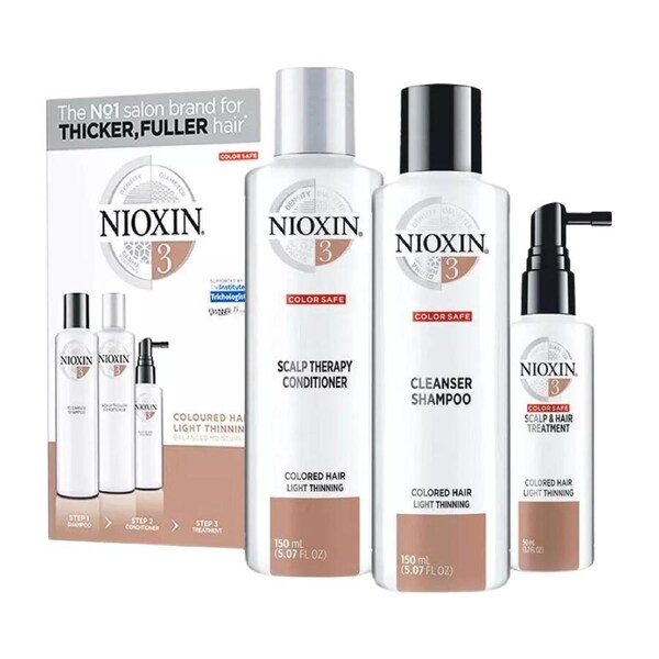 Nioxin System 3 Trial Kit - Colored Hair With Light Thinning | Woolworths