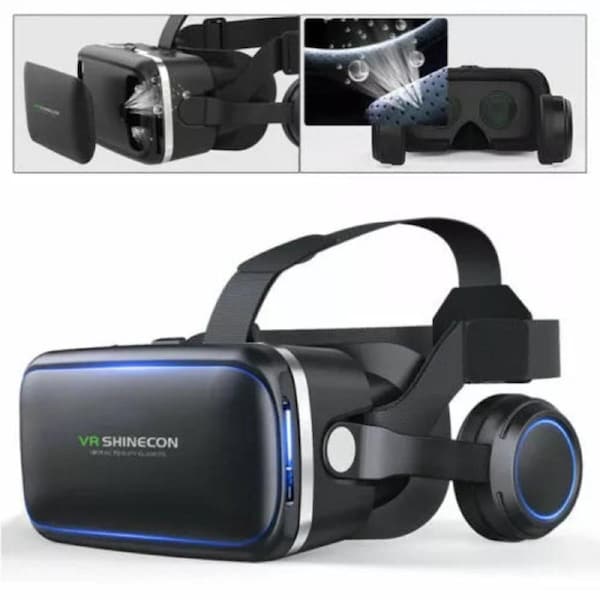 Virtual Reality All In One VR Box Headset 3D Glasses With VR Controller ...