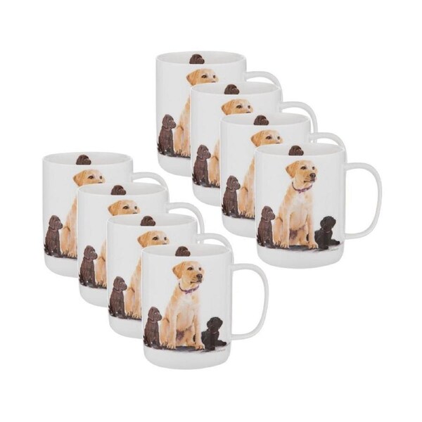 8PK Ashdene Puppy Love Labrador Drinking Beverage Coffee/Tea Mug/Cup 11 ...