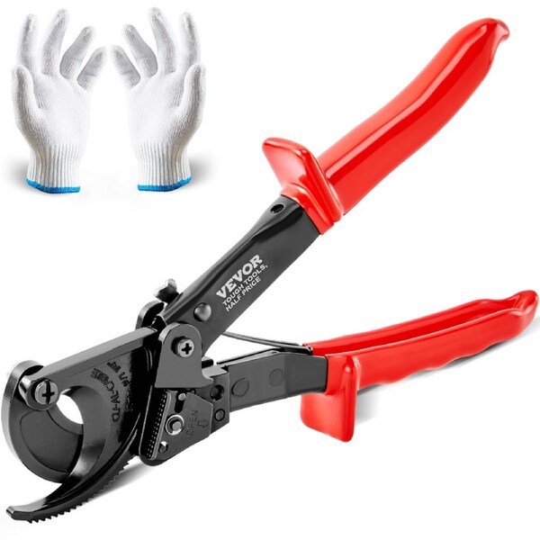 Ratcheting Cable Cutter, 250mm Ratchet Wire and Cable Cutter, Cut up to ...