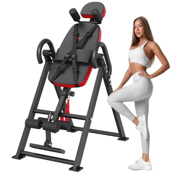 Inversion Table Foldable Strength Training Equipment Hang Exercise ...