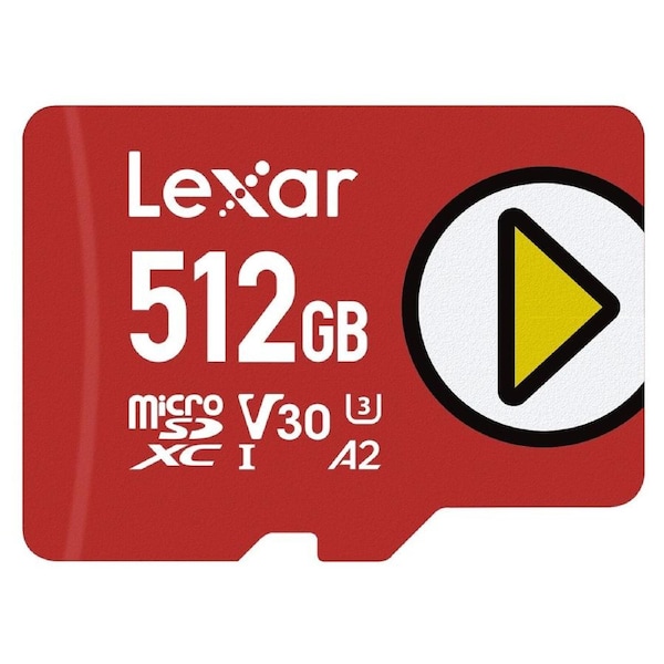 Lexar Nintendo Play 512GB Micro SD Card SDXC U1 V30 A2 150MB/S Nintendo ...