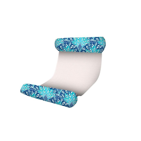 Good Vibes Inflatable Floating Pool/Beach Hammock Peacock Paradise ...