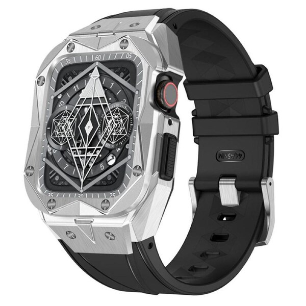 Nevenka Sport TPU Strap with Protective Cover Frame for Apple Watch ...
