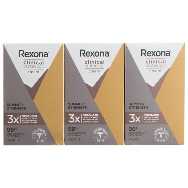 Rexona Women Clinical Protection Antiperspirant Cream Summer Strength ...