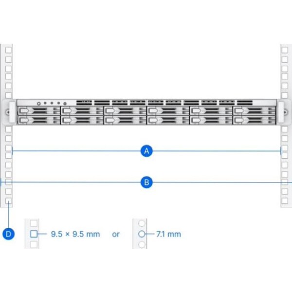 Synology Rail Kit RKS-01 - Sliding rack rails for Synology rackmount ...