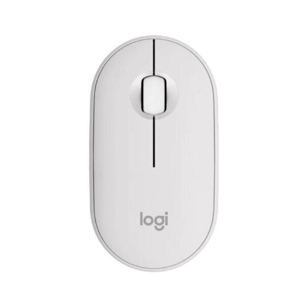 Logitech Pebble M350S Wireless Optical Mouse White Graphite 1000 dpi ...