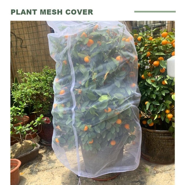 160x230CM Plant Crop Protection Cover Bags Fruit Fly Net Insect Mesh ...