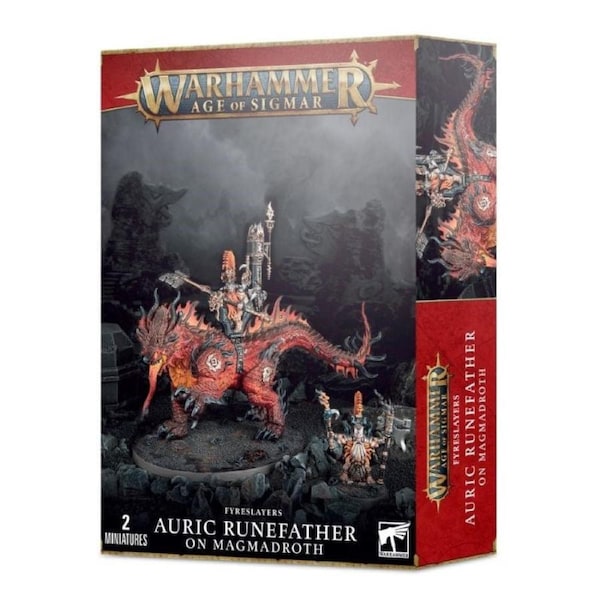 Age of Sigmar - Fyreslayers - Auric Runefather / Maggmadroth | Woolworths