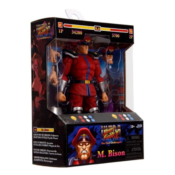 Street Fighter - M. Bison 6" Action Figure | Woolworths
