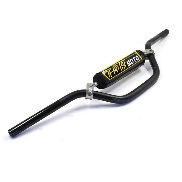 TDR Low Rise Black Motorcycle Dirt Pit Bike Handlebar 7/8" 22mm with ...
