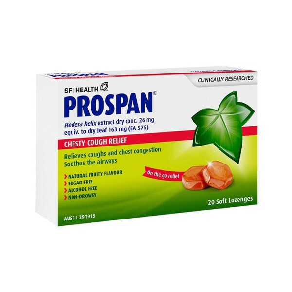 Prospan Chesty Cough (Ivy leaf) Lozenges 20 | Woolworths