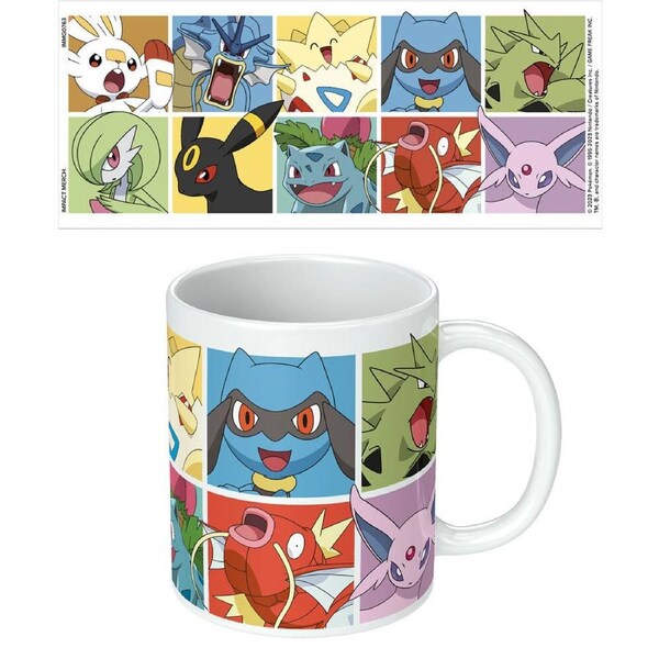 Pokemon Kanto Grid 1 Ceramic Mug Coffee/Tea Kitchen Drinking Cup White ...