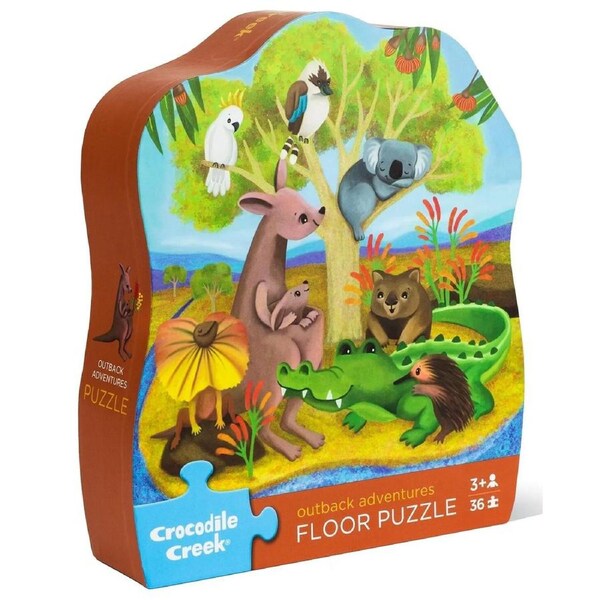 Crocodile Creek - Outback Adventures Floor Puzzle 36pc | Woolworths