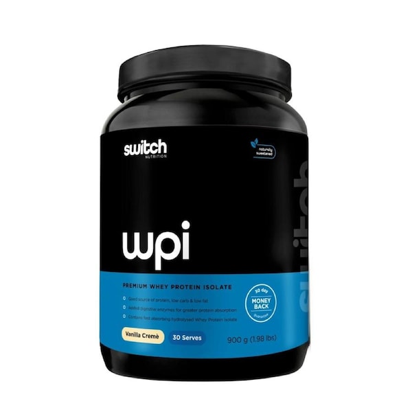 Switch Nutrition Whey Protein Isolate 95 Vanilla Crme 900g | Woolworths
