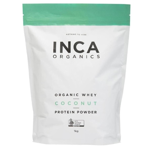 Inca Organics Organic Whey Coconut Protein Powder 1kg | Woolworths