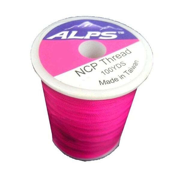Alps 100yds Deep Pink Rod Wrapping Thread Size A (0.15mm) Rod Binding ...