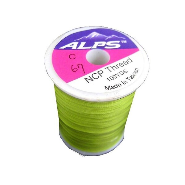 Alps 100yds Spring Green Rod Wrapping Thread-Size C(0.2mm) Rod Binding ...