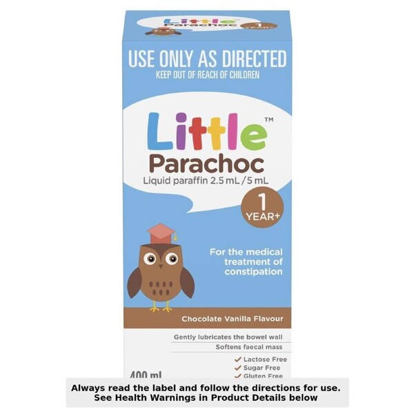 Little Parachoc Liquid Paraffin Chocolate Vanilla 400ml | Woolworths