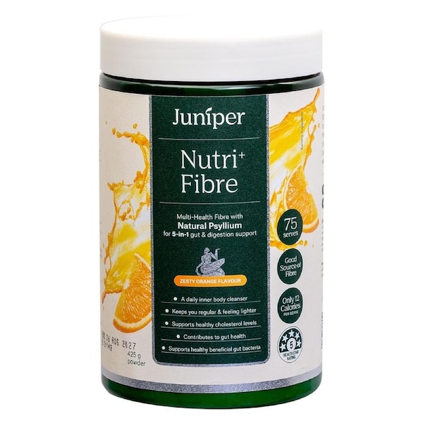 Juniper Nutri+ Fibre Natural Psyllium Powder Orange 425g | Woolworths