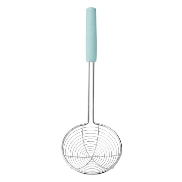 Kitchenaid Soft Grip Metal Skimmer Strainer Cooking Utensil Mineral ...