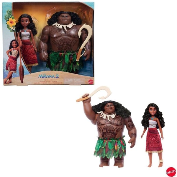Disney Moana 2: Moana & Maui Demigod Hero Set | Woolworths