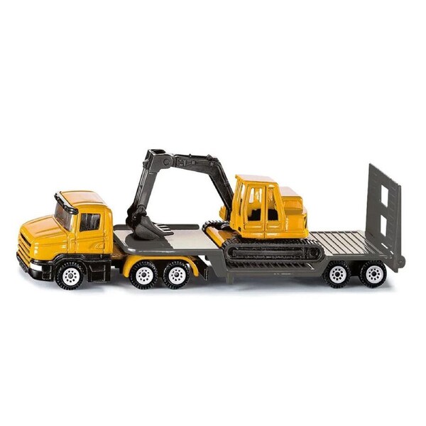 Siku Low Loader With Excavator Construction Vehicle Model Toy | Woolworths