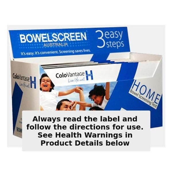ColoVantage Home Bowel Screen Test Kit | Woolworths