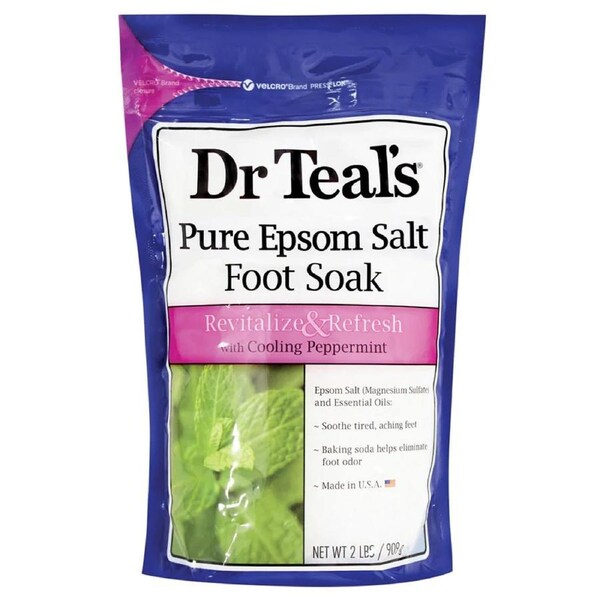 Dr Teals Epsom Salt Foot Soak Peppermint 908g | Woolworths
