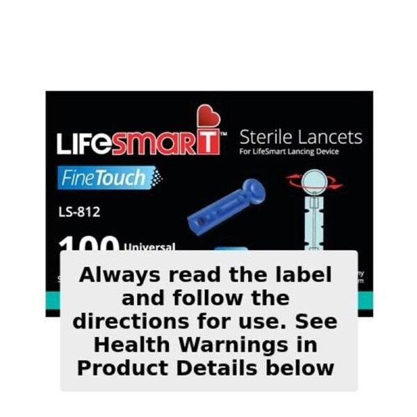 LifeSmart FineTouch Universal Sterile Lancets 100 Pack | Woolworths