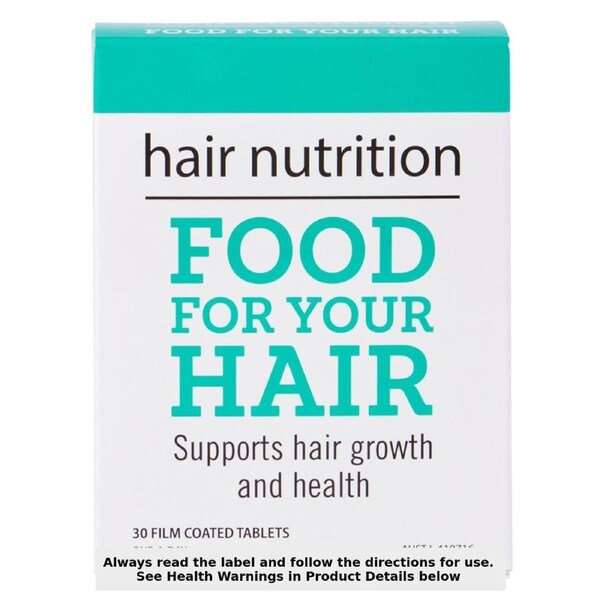 Hair Nutrition Food For Your Hair 30 Tablets | Woolworths