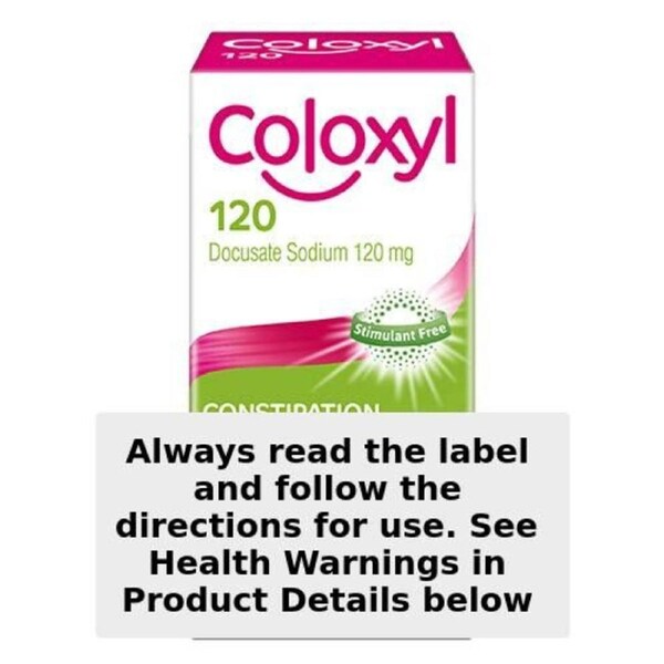 Coloxyl 120mg Constipation Relief 100 Tablets | Woolworths