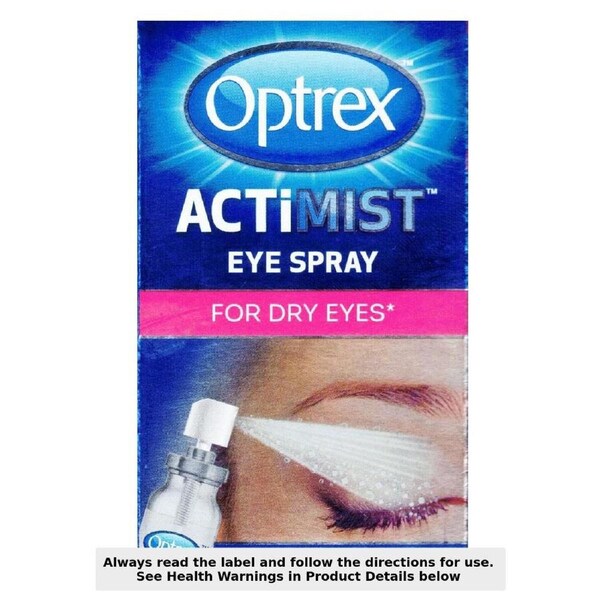 Optrex ActiMist 2in1 Eye Spray for Dry & Irritated Eyes 10ml | Woolworths