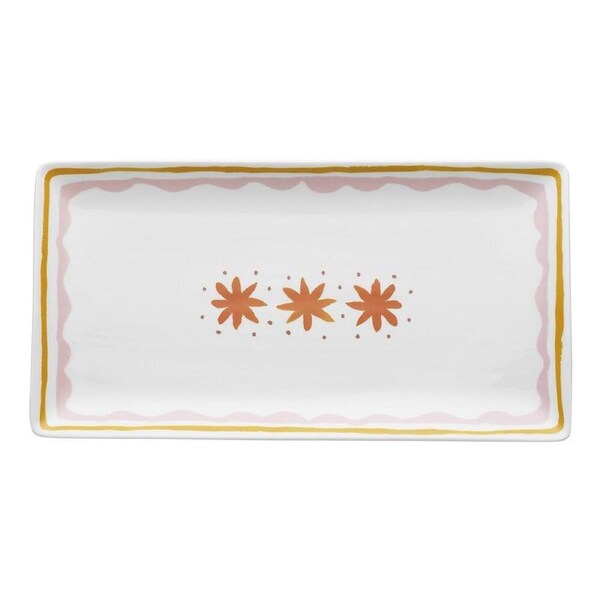 Porto Fiesta Rectangle Serving Platter Kitchen Serveware 15.5x29.cm ...
