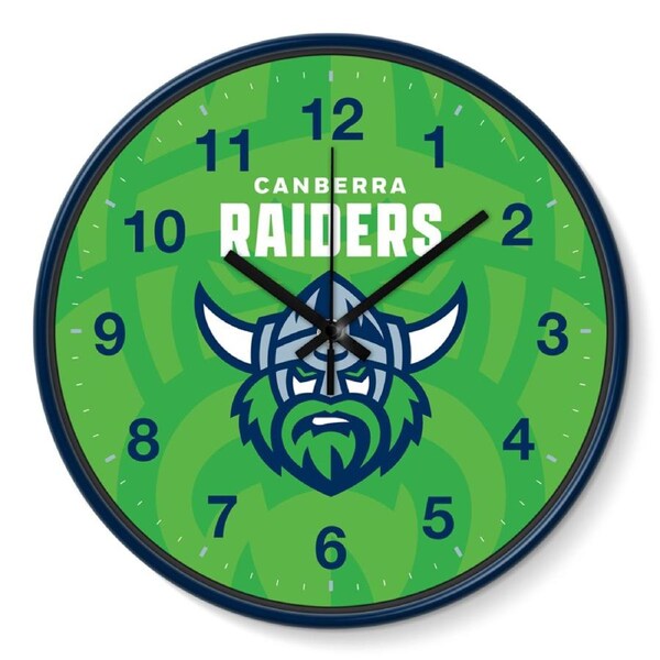 Canberra Raiders NRL 30cm Team Logo Wall Clock | Woolworths