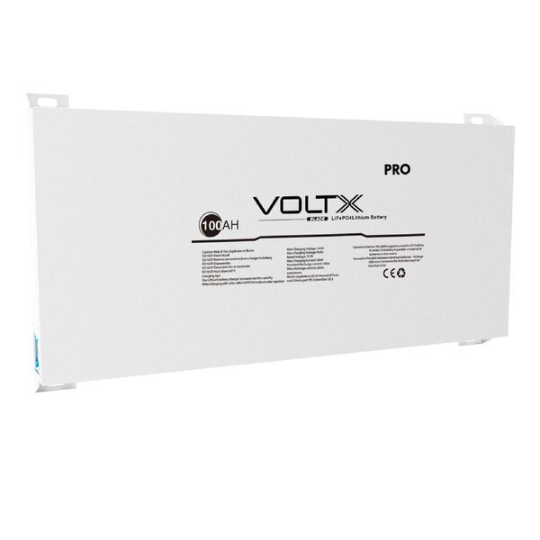 VoltX 100Ah Blade 12V Lithium Battery – Ultra-Thin 1280Wh High-Capacity ...