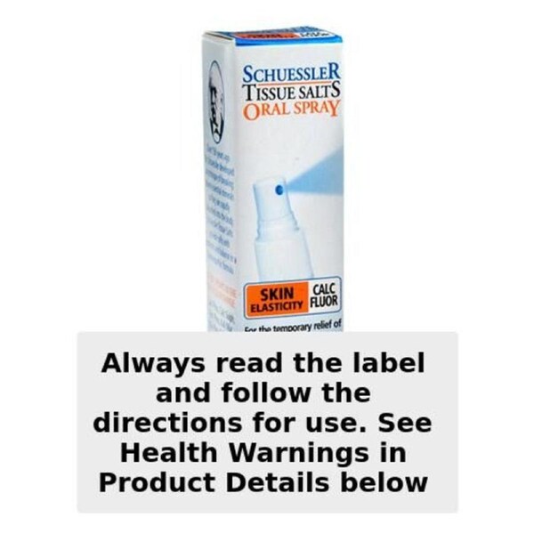 Schuessler Tissue Salts Calc Fluor Skin Elasticity Spray 30ml | Woolworths
