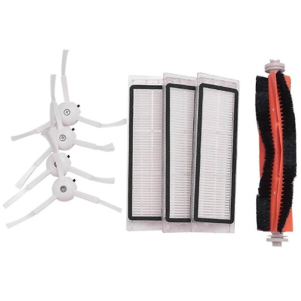 1set 3pcs Hepa Filter+4pcs Side Brush+1pcs Main Brush Mi Robot Vacuum ...