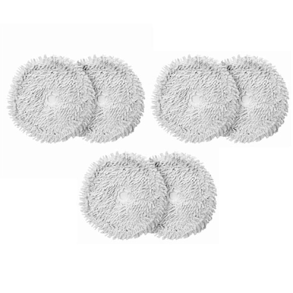 6pcs Washable Mop Cloth Replacement Bot W10 Self-cleaning Robot Vacuum ...
