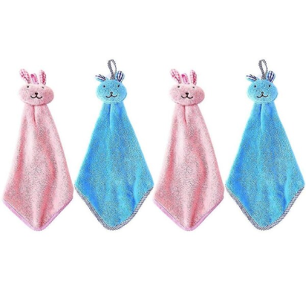 JOYBUY Hanging Hand Towels for Kitchen Coral Velvet Hand Towel Cute ...
