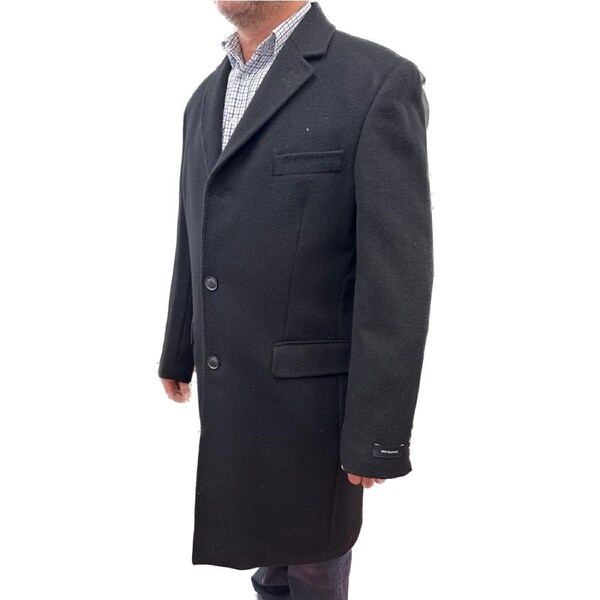 Austin Reed Lapel Trench Coat Jacket Winter Overcoat w/ Cashmere ...