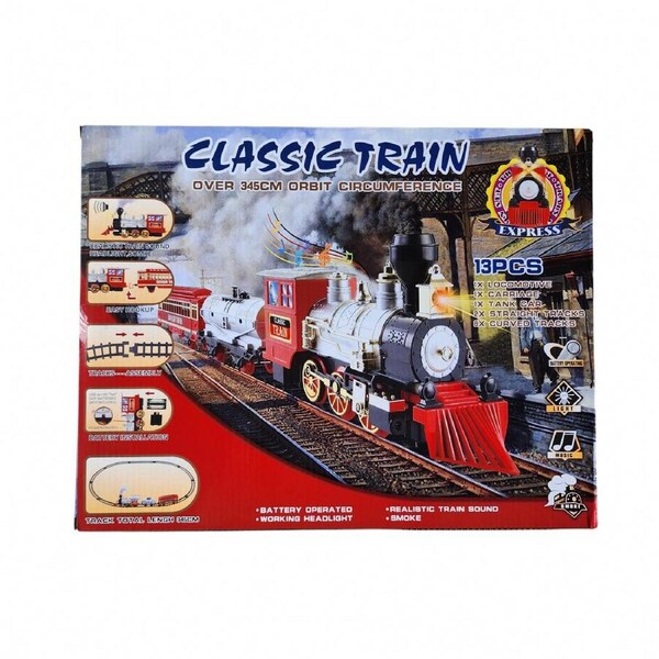 Xie Sheng Toys Classic Train Playset Battery Operated Sound Age3 ...