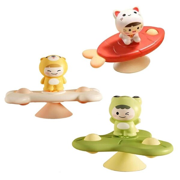 Cartoon Spinning Suction Toys - Engage and Entertain Your Baby | Woolworths