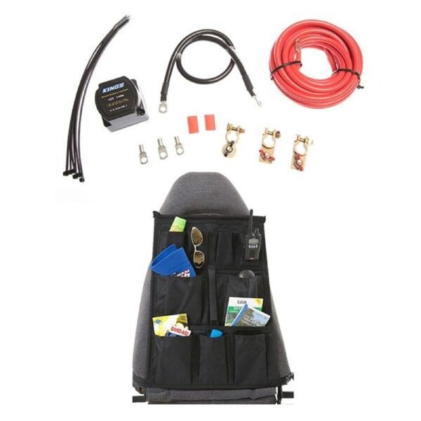 Adventure Kings Dual Battery System DIY Kit + Car Seat Organiser ...