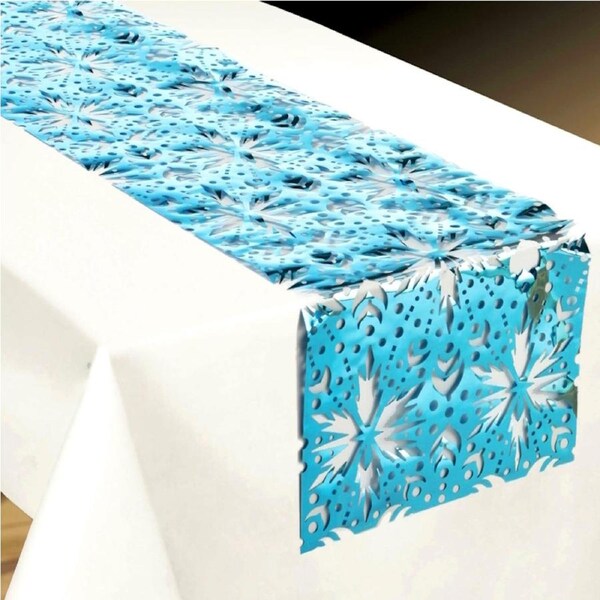 Frozen 2 Metallic Blue Foil Table Runner | Woolworths