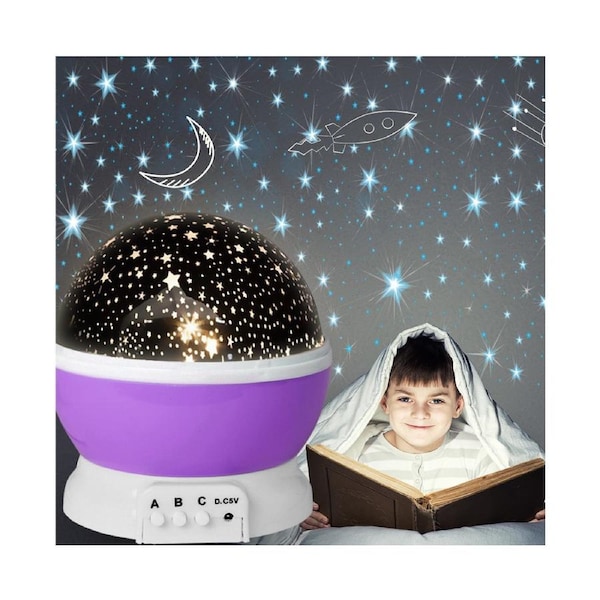 LED Star Light Projector, Starry Night Galaxy Lamp Laser Rotating for ...