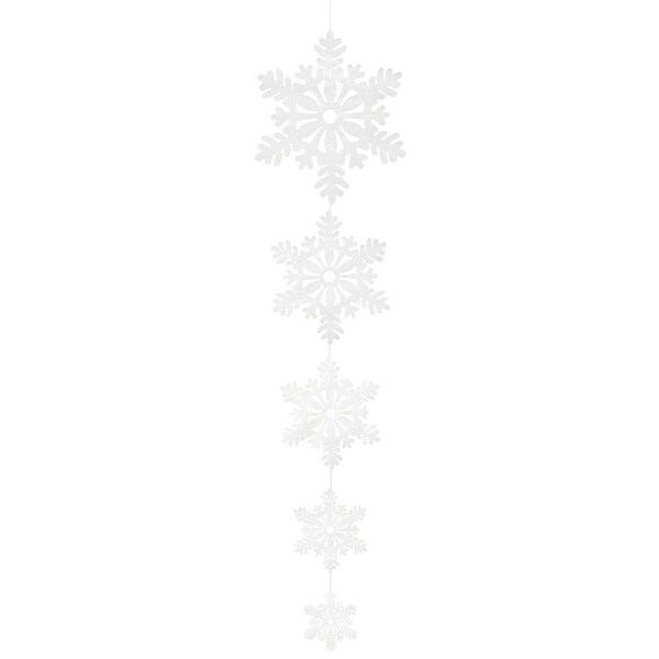 Hanging Snowflake String Decoration 127cm | Woolworths
