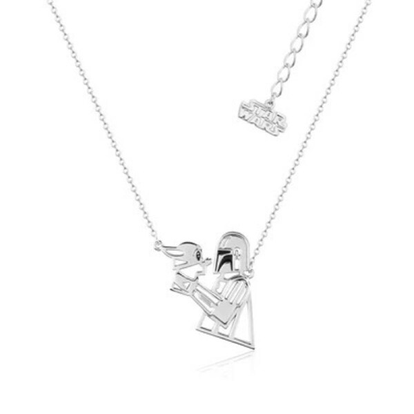Star Wars Couture Kingdom - The Mandalorian - Mando & Grogu Necklace ...