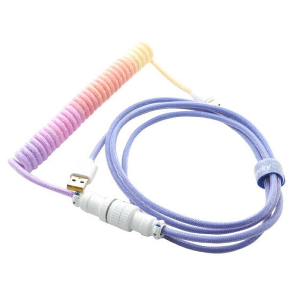Ducky Premicord Custom Coiled USB Cable Afterglow | Woolworths