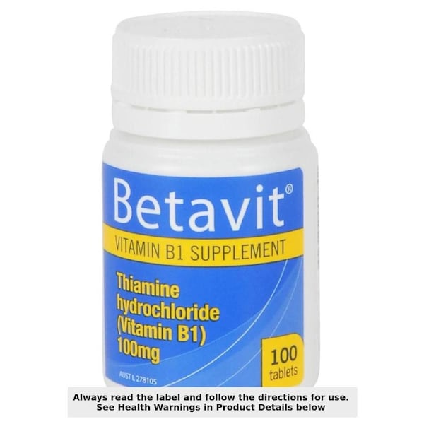 Betavit Vitamin B1 100 Tablets | Woolworths